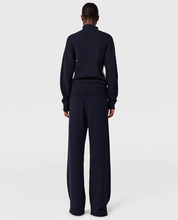 Stella McCartney Wide-leg Contrast Panel Trousers