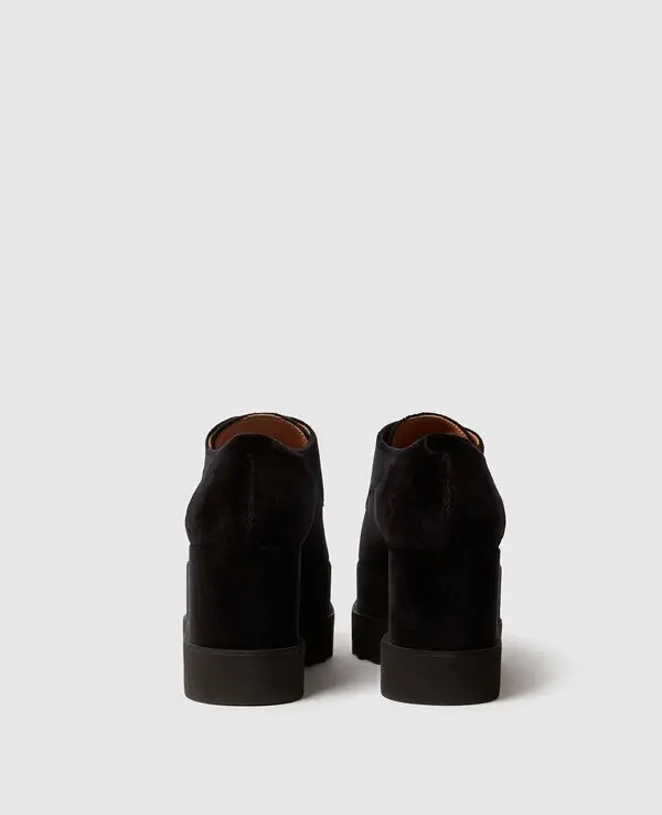 Stella McCartney Elyse Velvet Platform Shoes