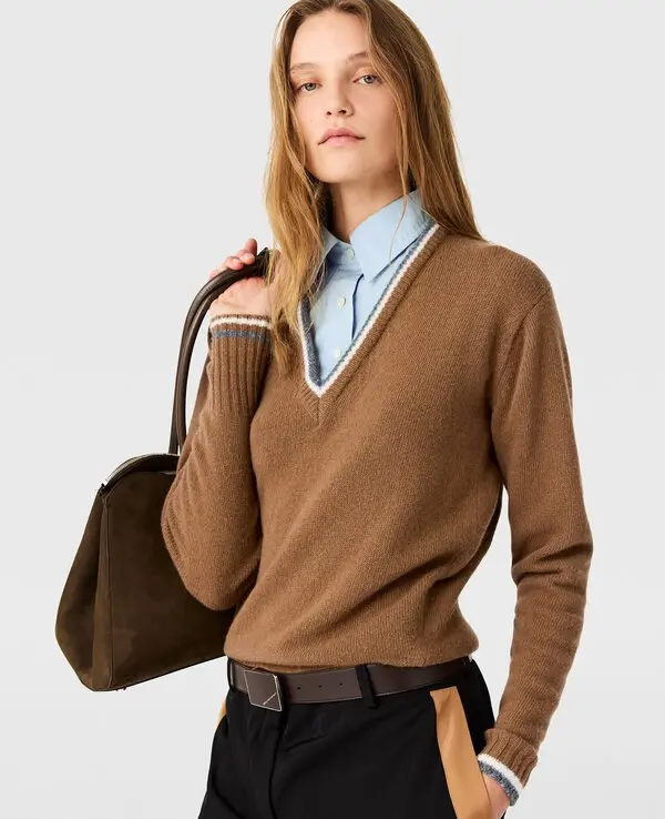 Stella McCartney Hybrid Knit Shirt Jumper