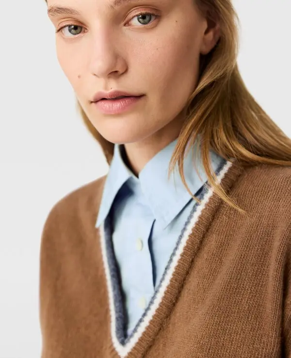 Stella McCartney Hybrid Knit Shirt Jumper