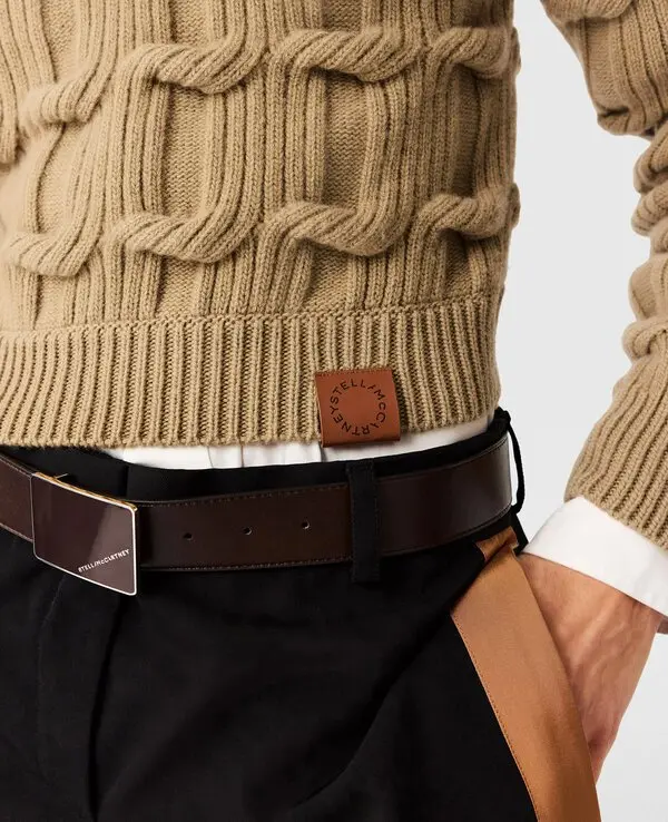 Stella McCartney Falabella Cable-knit Crewneck Jumper
