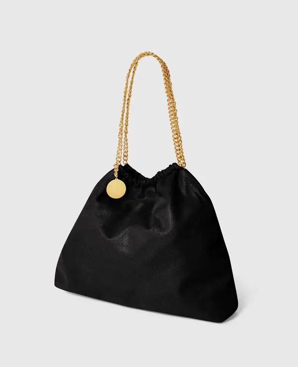 Stella McCartney Falabella Drawstring Shoulder Bag - Black