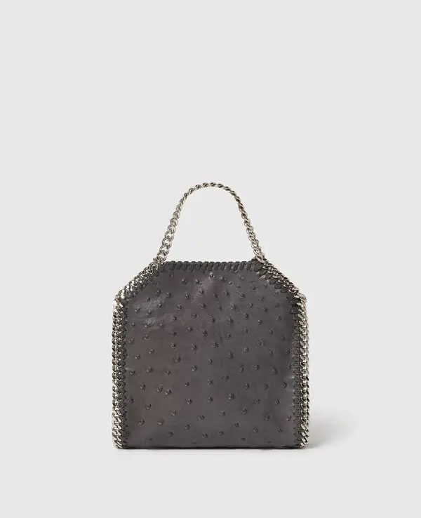 Stella McCartney Falabella Ostrich Tiny Tote Bag