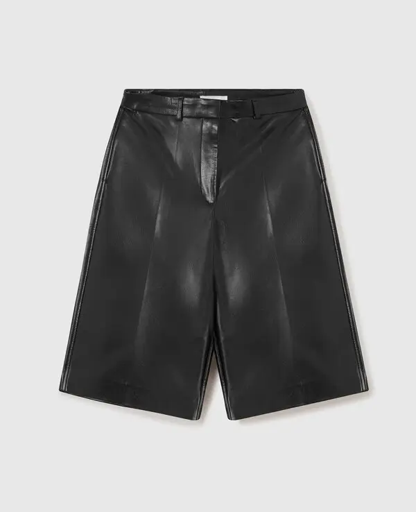 Stella McCartney Wide-leg Vegan Bermuda Shorts