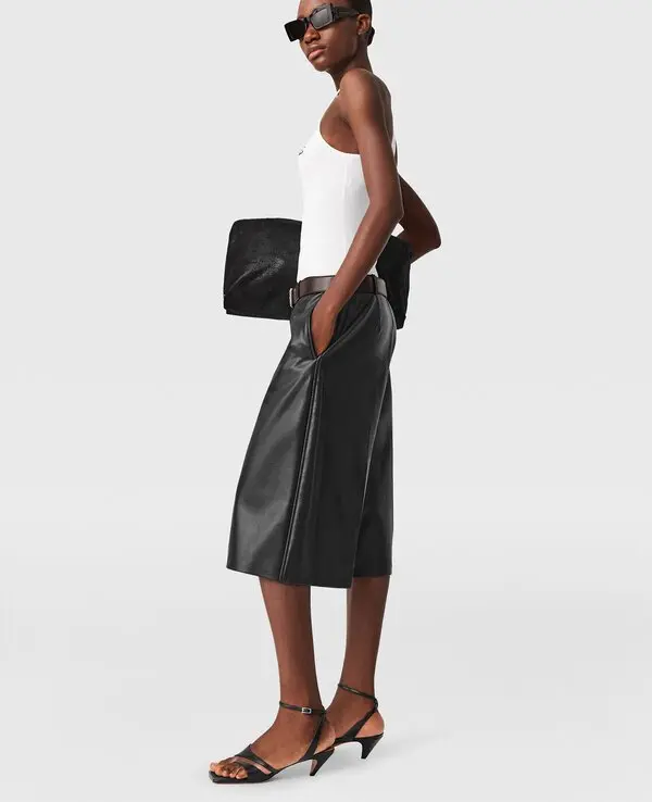 Stella McCartney Wide-leg Vegan Bermuda Shorts