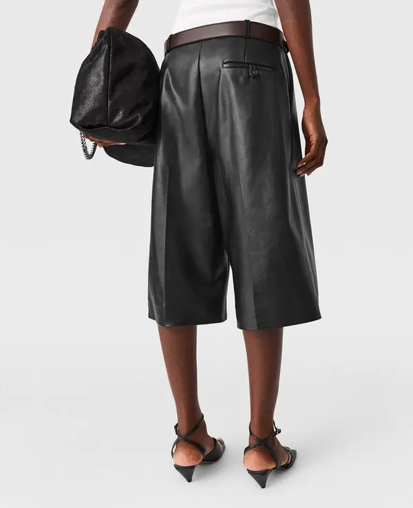 Stella McCartney Wide-leg Vegan Bermuda Shorts