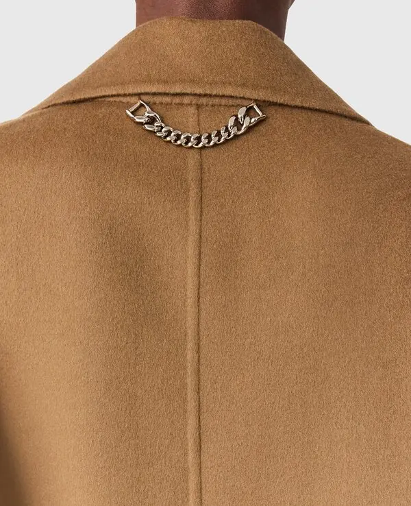 Stella McCartney Double-breasted Cropped Peacoat Jacket