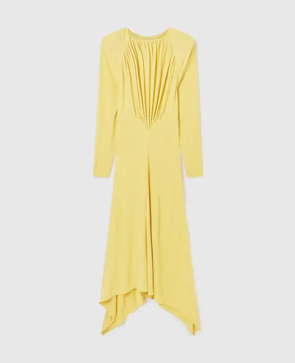 Stella McCartney Pleated Maxi Dress - Mimosa
