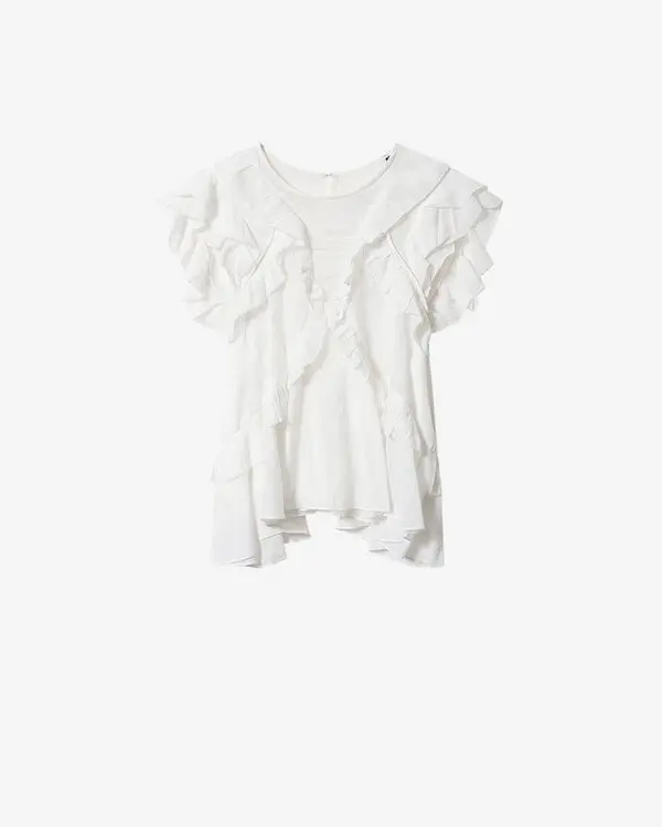 MARANT ETOILE Nalou Top - White