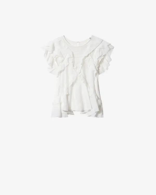MARANT ETOILE Nalou Top - White