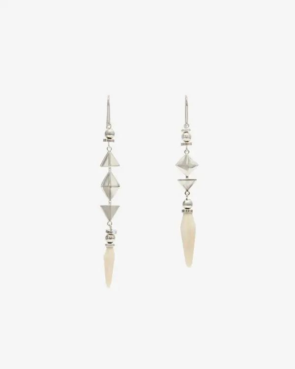Isabel Marant Ida Earrings - Ecru/silver
