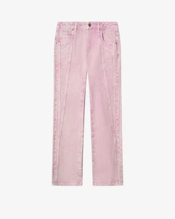 MARANT ETOILE Jaylis Bootcut Jeans - Pink
