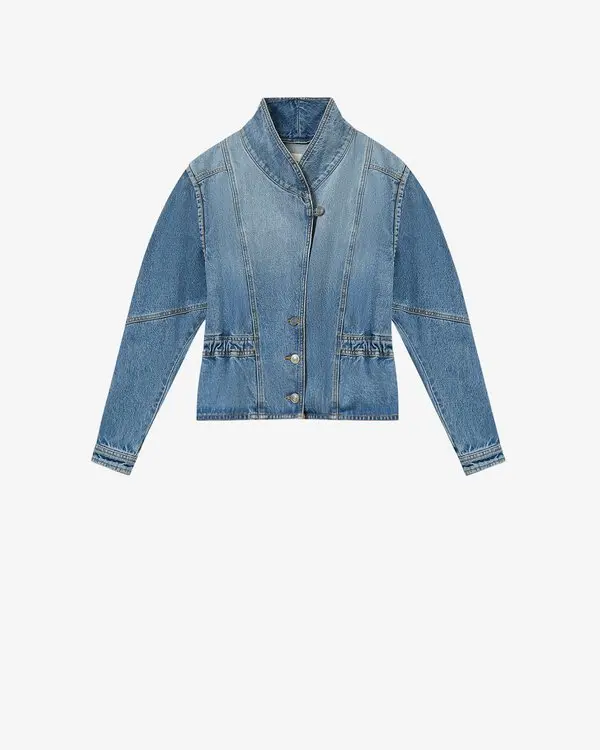 Isabel Marant Dolie Denim Jacket - Light Blue