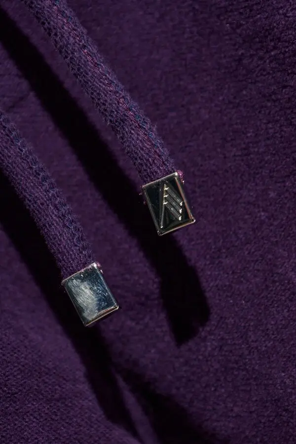 Attico Logo Shorts - Purple
