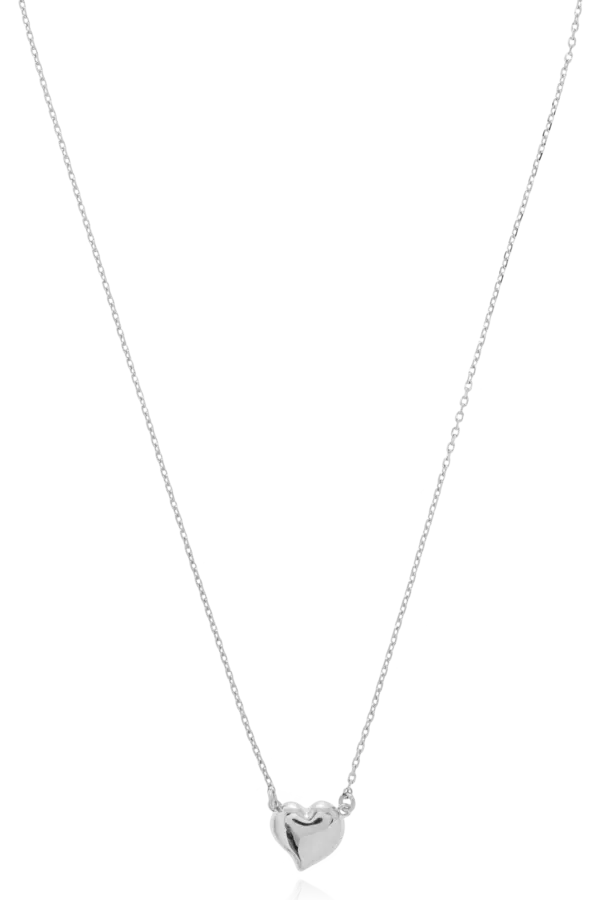 Kate Spade New York Heart-shaped Pendant Necklace - Silver