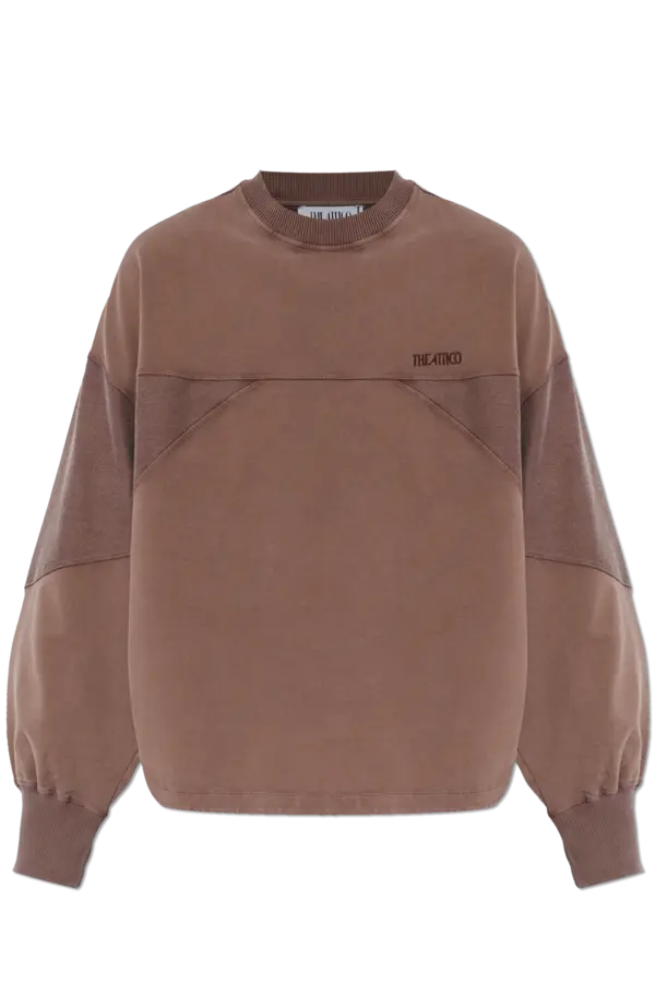 Attico Logo Sweatshirt - Brown