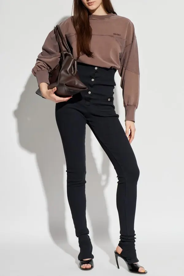 Attico Logo Sweatshirt - Brown
