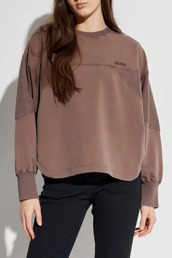 Attico Logo Sweatshirt - Brown