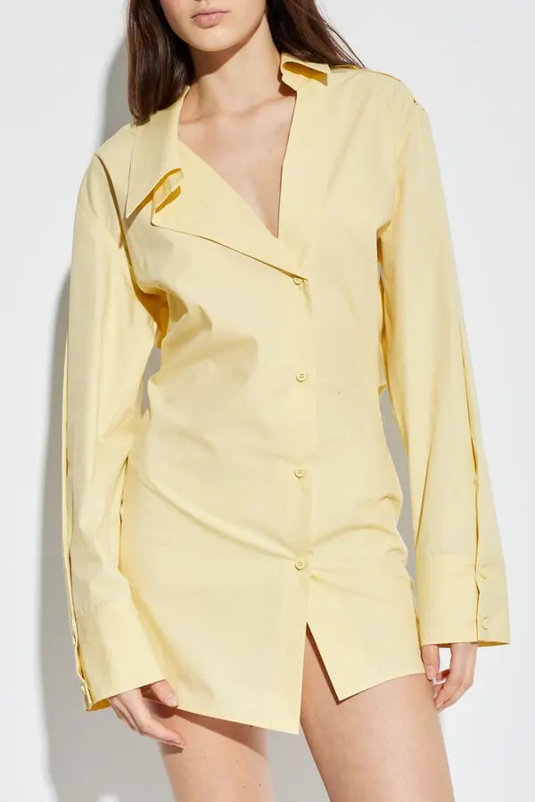 Attico Shirt Dress - Yellow