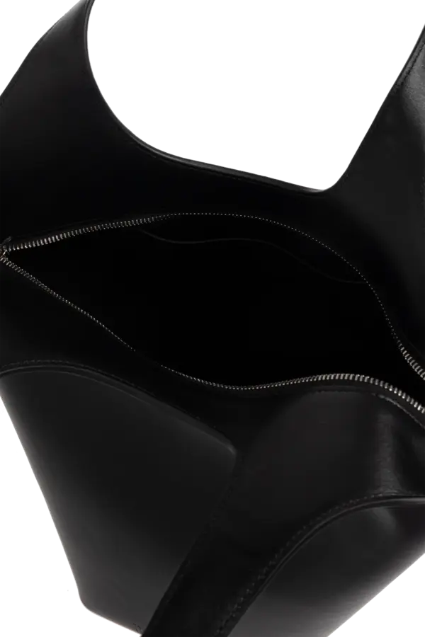 Attico La Scoop Medium Shopper Bag - Black