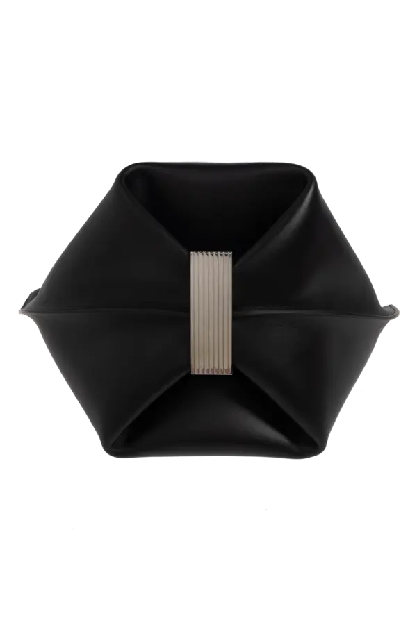 Attico La Scoop Medium Shopper Bag - Black