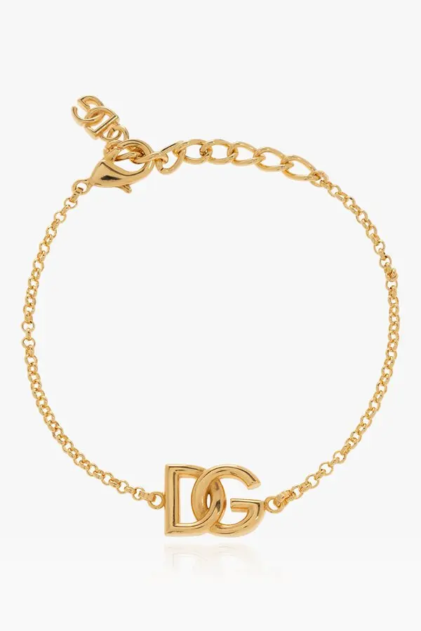 Dolce & Gabbana Bracelet With Logo - Gold