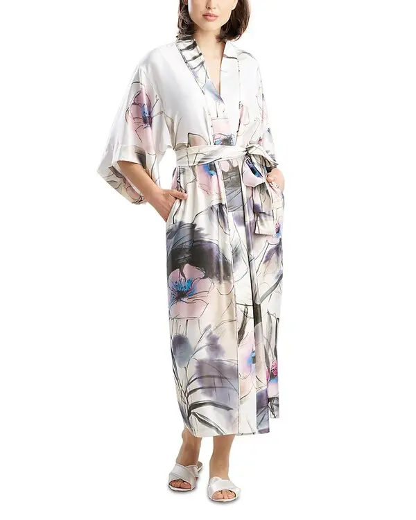 Natori Hiyaku Floral Sleep Robe - Multi