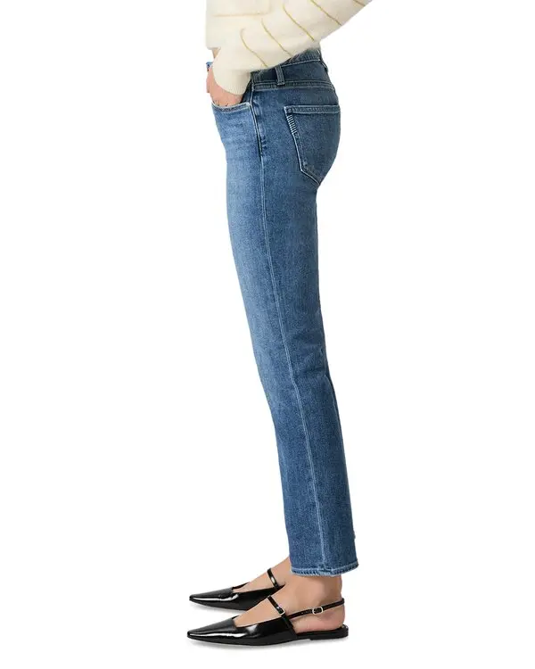 Paige Cindy Straight Ankle Jeans
