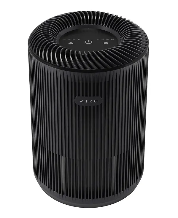 MIKO Essence Air Purifier With True Hepa Filter Ultra Quiet, Compact Design - Black
