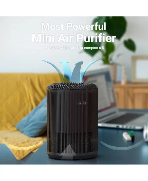 MIKO Essence Air Purifier With True Hepa Filter Ultra Quiet, Compact Design