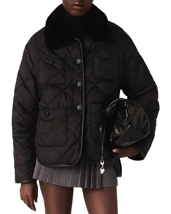 Maje Reversible Puffer Jacket