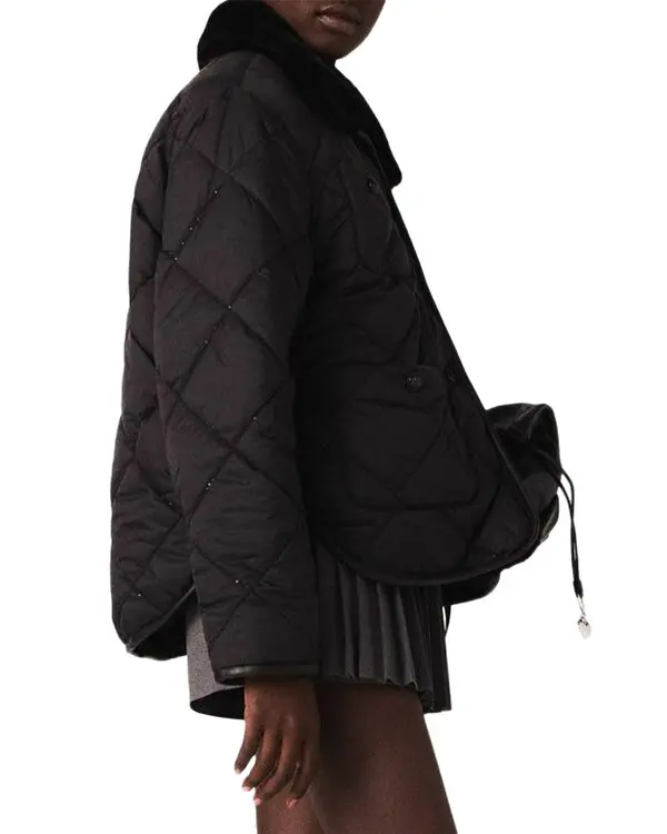 Maje Reversible Puffer Jacket