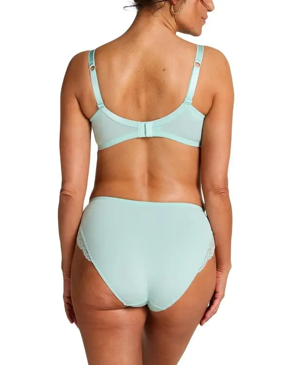 Hunkemoller Sophie High Knickers - Eggshell Blue