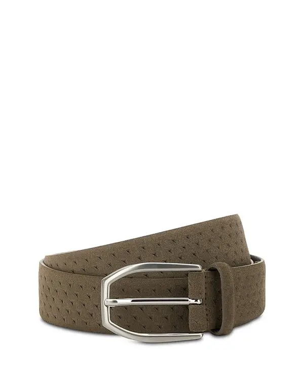 Boggi Milano Leather Casual Belt - Taupe