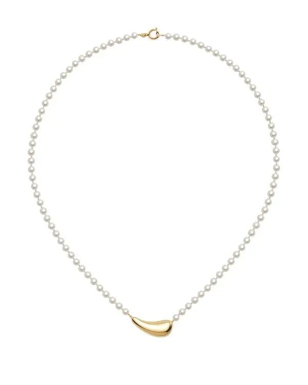 PDPAOLA La Perla Essential Necklace - White