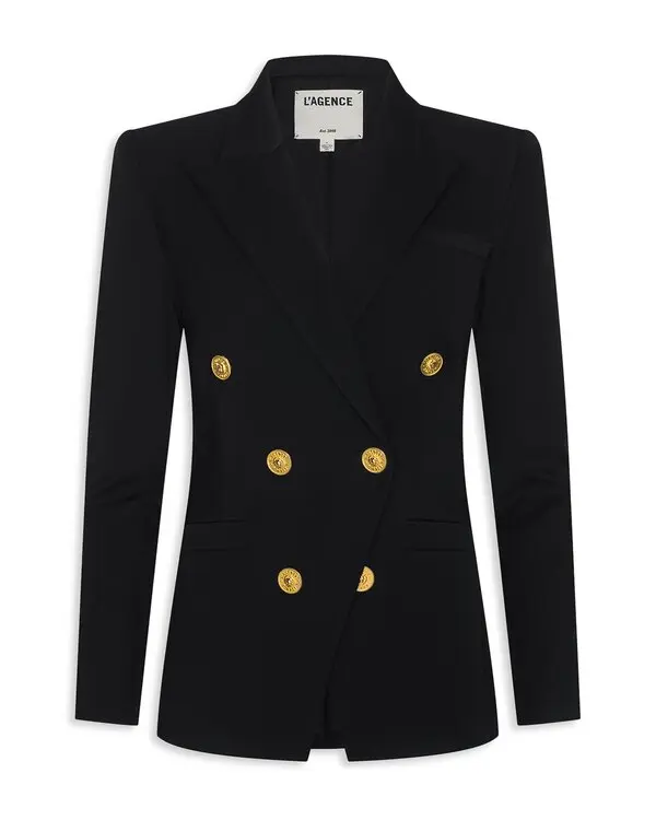 L'Agence Kyomi Double Breasted Blazer - Midnight
