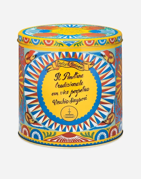 Dolce & Gabbana Traditional Panettone With Perpetual Vecchio Samperi Wine - Multicolor