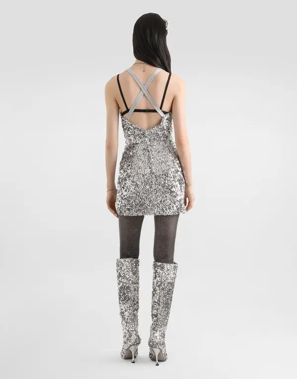 Dolce & Gabbana Sequin Mini Dress