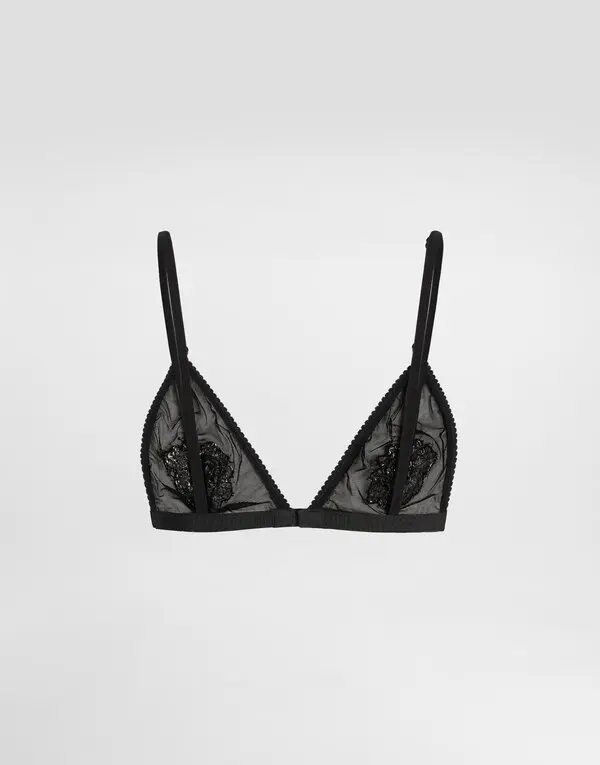 Dolce & Gabbana Tulle And Lace Bra