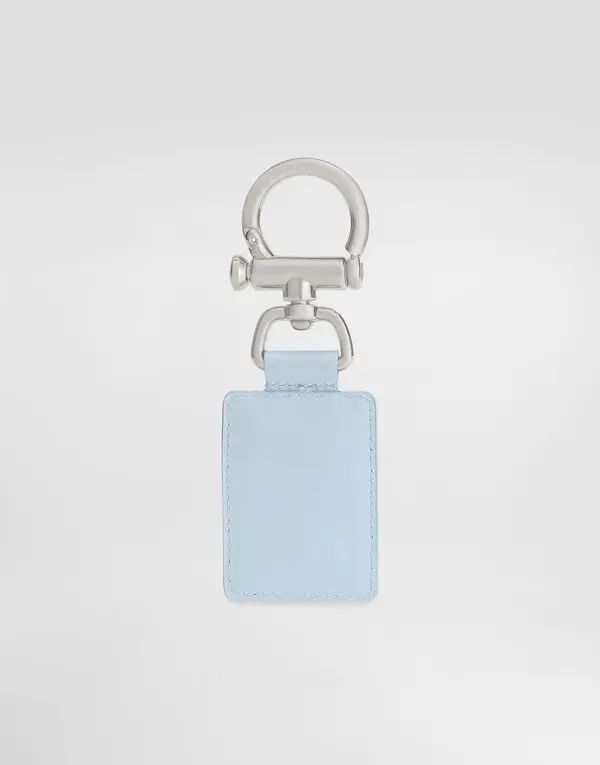Dolce & Gabbana Smooth Calfskin Keyring - Azure
