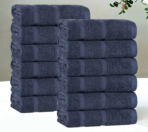 SUPERIOR Mile Cotton Blend Solid Face Towel Set