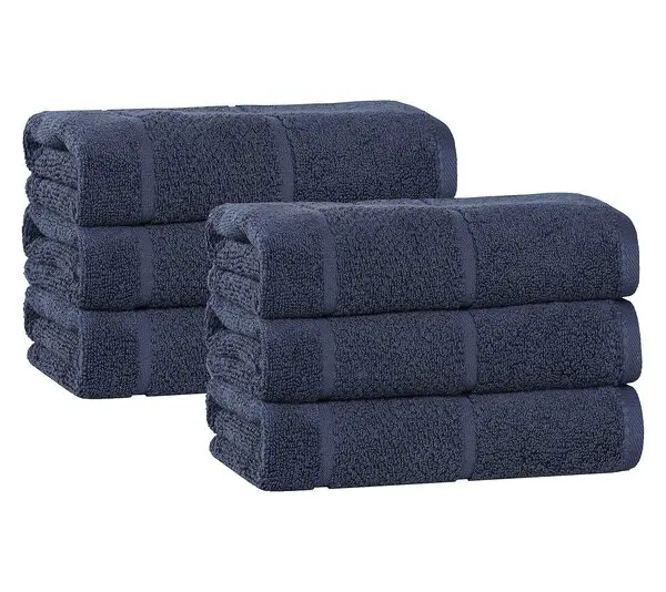 SUPERIOR Mile Cotton Blend Solid Hand Towel Set - One-color
