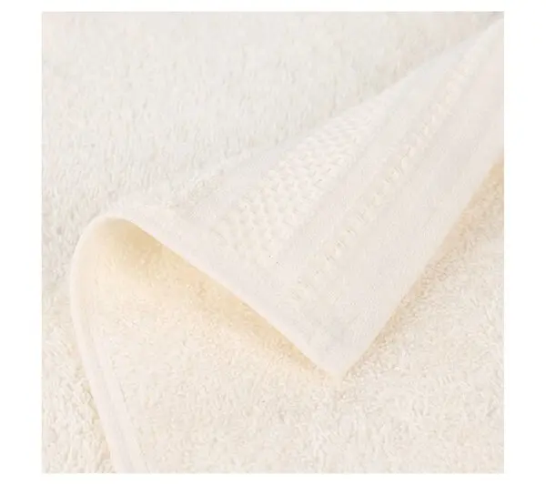 SUPERIOR Honeycomb Waffle Border Cotton Bath Towel Set