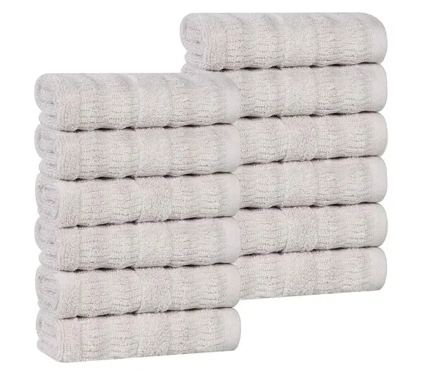 SUPERIOR Mika Cotton Blend Solid Face Towel Set