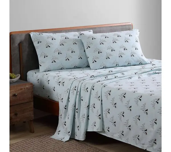 Eddie Bauer Dog Friends Blue Cotton Full Sheet Set