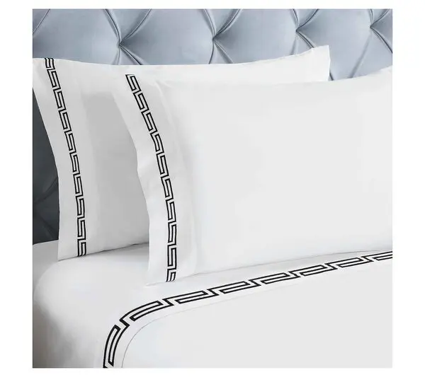 SUPERIOR Harrison Cotton Embroidered Sheet Set, King