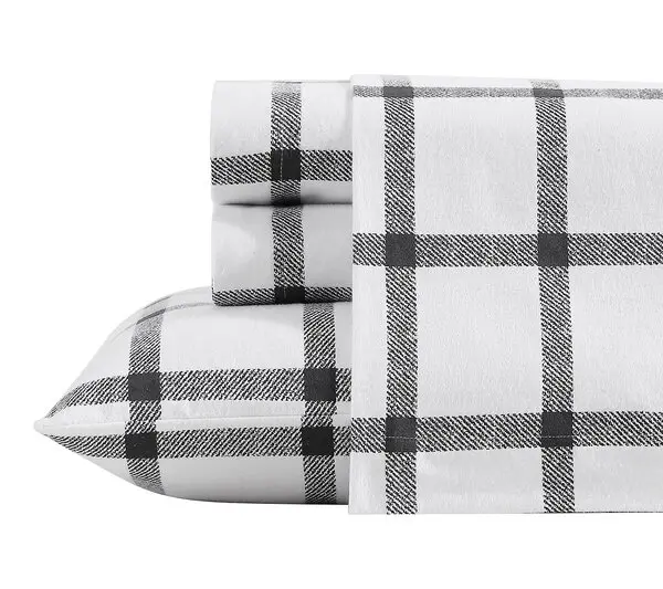 Eddie Bauer Bunkhouse Plaid Beige Cotton King S Heet Set - One-color