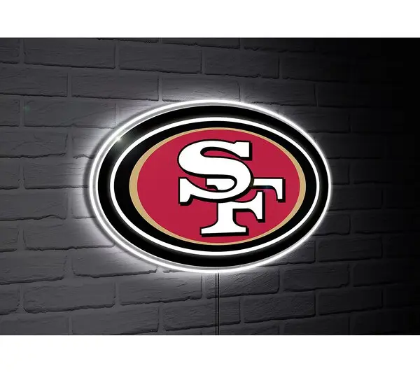 EVERGREEN Nfl Led Official Logo Shaped Lit Wall Sign - One-color