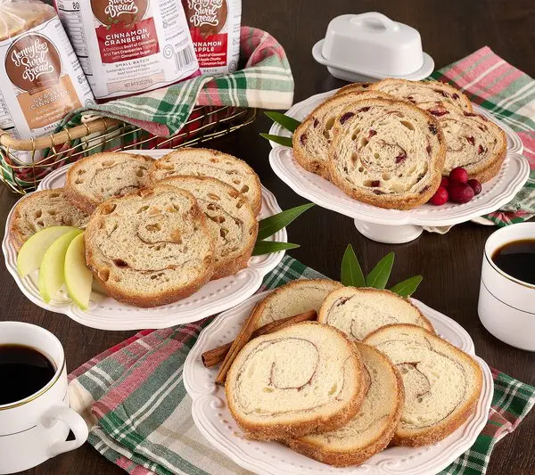 JENNY LEE 9oz Holiday Favorites Cinnamon Swirl Demi Loaf - One-color