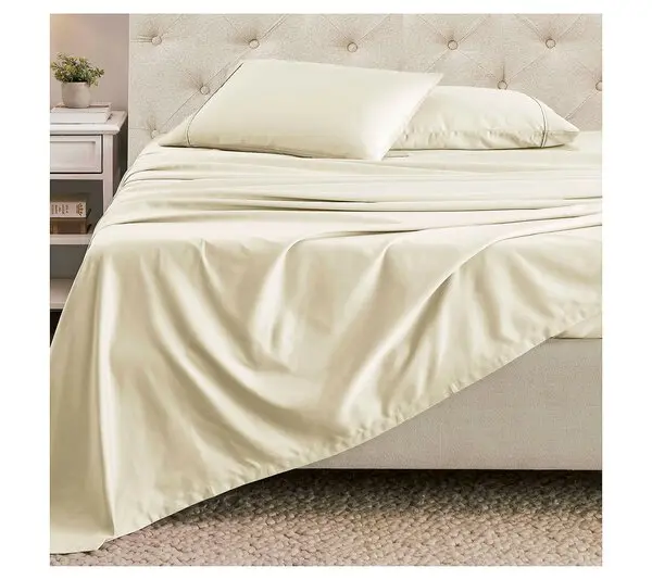 SUPERIOR 1500-tc Cotton Blend Solid Sheet Set, Win/xl - One-color